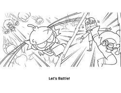 ok ko coloring pages