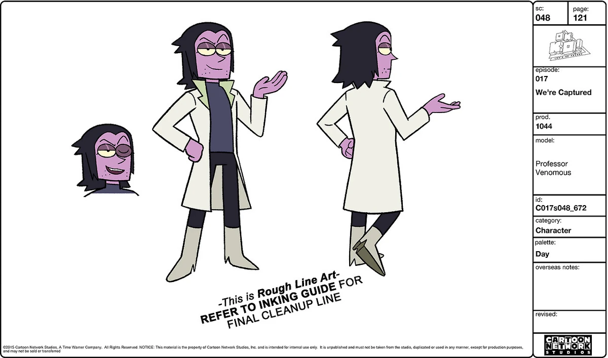 Professor Venomous/Gallery/Official Artwork | OK K.O.! Wiki | Fandom