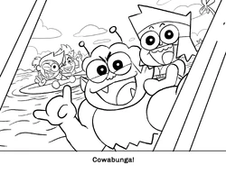 ok ko coloring pages