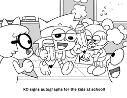 ok ko coloring pages