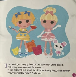lalaloopsy coloring pages cinder slippers and prince