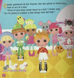 lalaloopsy coloring pages cinder slippers and prince