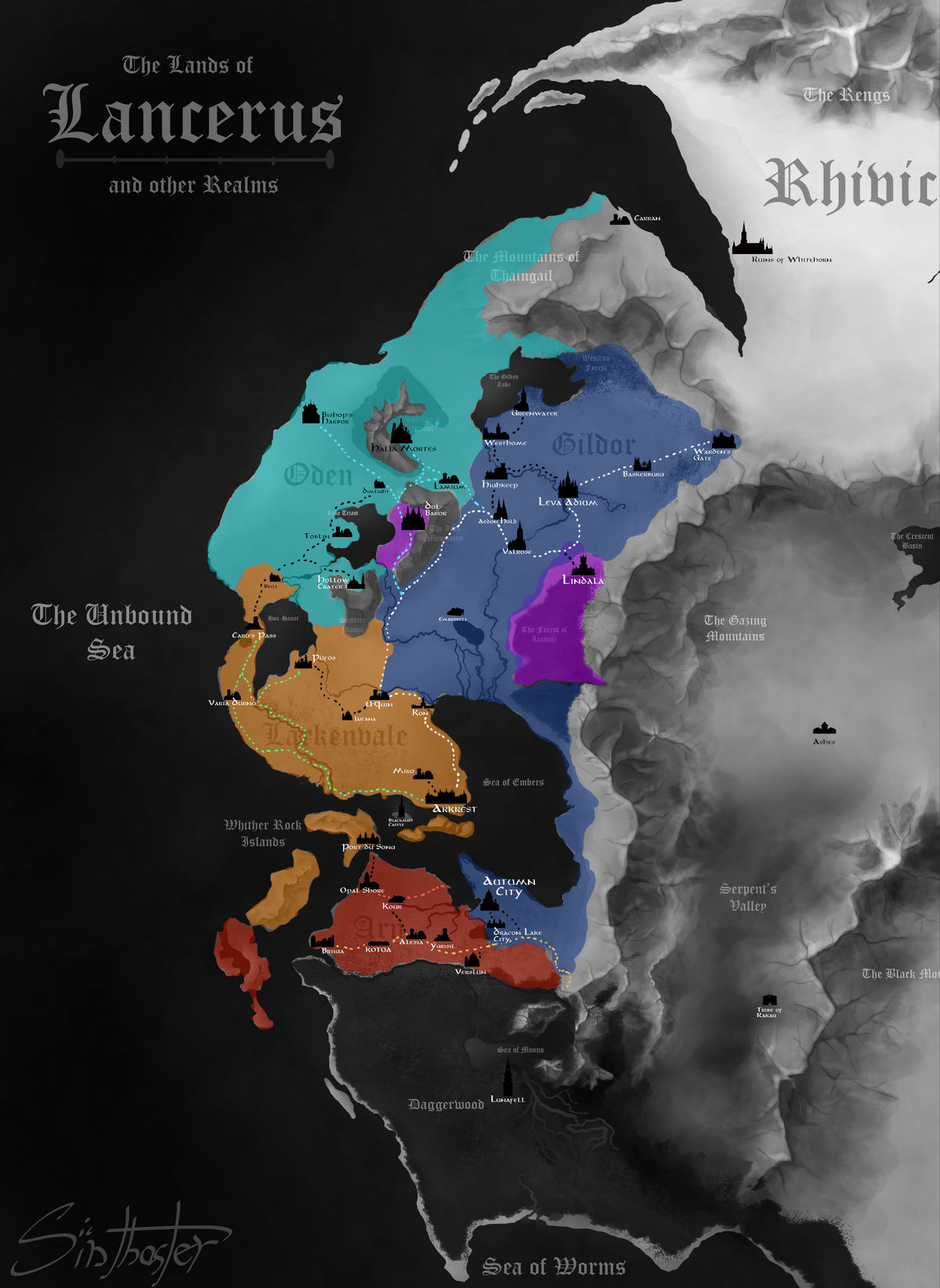 Maps of the Realms | Lancerus Wiki | Fandom