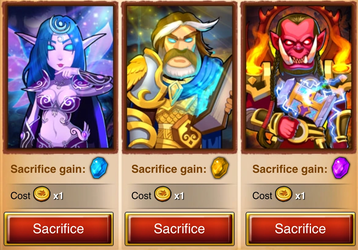 Sacrifice | Land of Warlords Wiki | Fandom