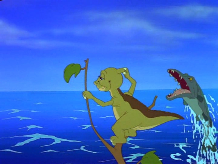 Swimming Sharptooth | Land Before Time Wiki | Fandom