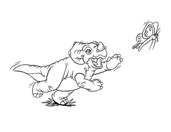 coloring pages land before time