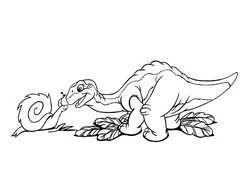 land before time coloring sheet