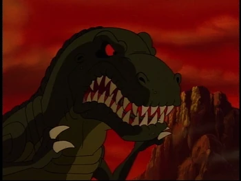 Meanest Sharptooth | Land Before Time Wiki | Fandom