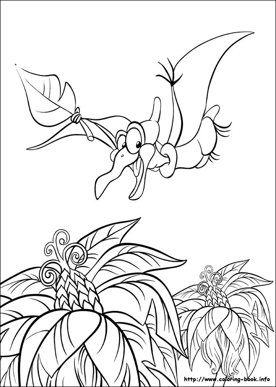 coloring pages land before time