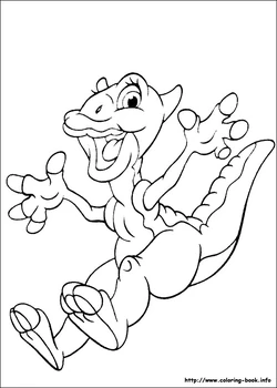 land before time coloring pages littlefoot dinosaur