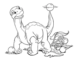 Land Before Time Chomper Coloring Pages