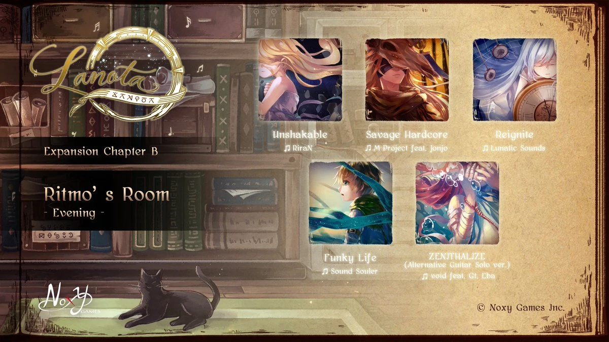 Expansion Chapter B: Ritmo's Room -Evening- | Lanota Wiki | Fandom