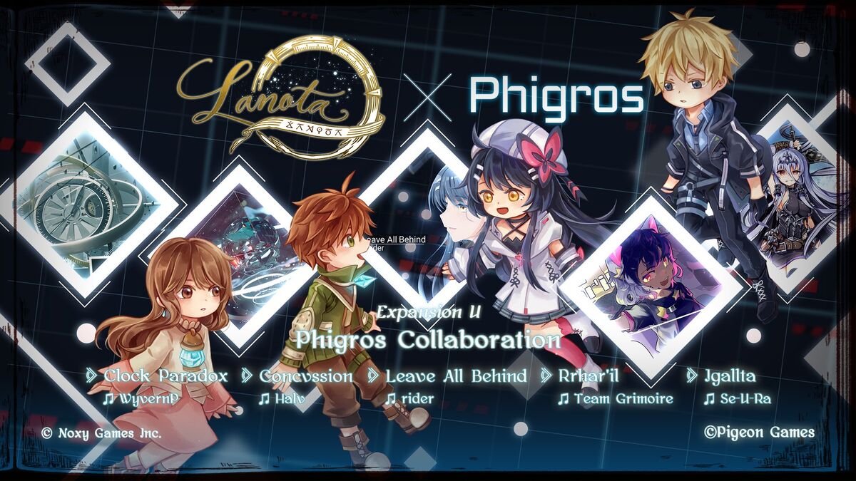 Expansion Chapter U: Phigros Collaboration | Lanota Wiki | Fandom