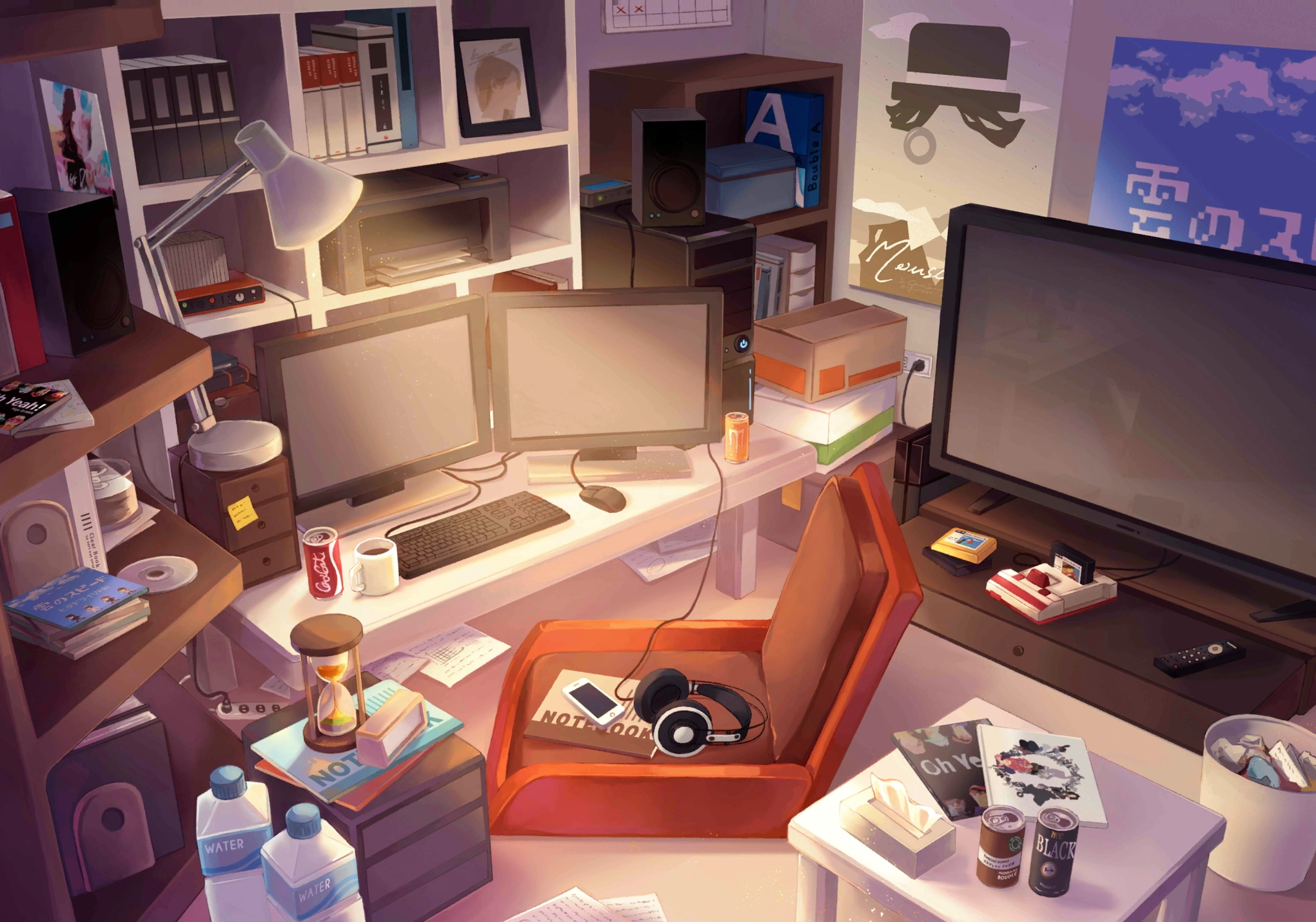 Anime Computer Room