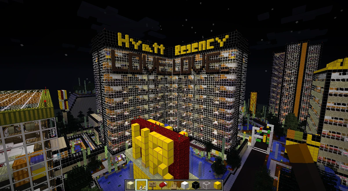 Hyatt Regency Resort & Casino | Las Vegas Inspired Minecraft Map Wiki ...