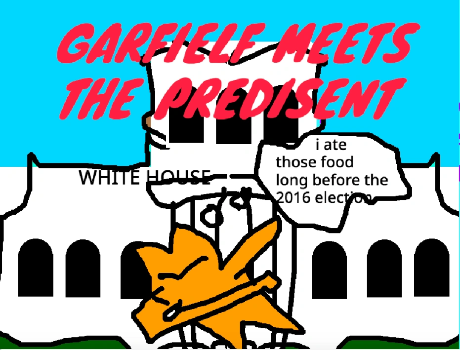 Garfielf meets the president | Garfielf Wikia | Fandom