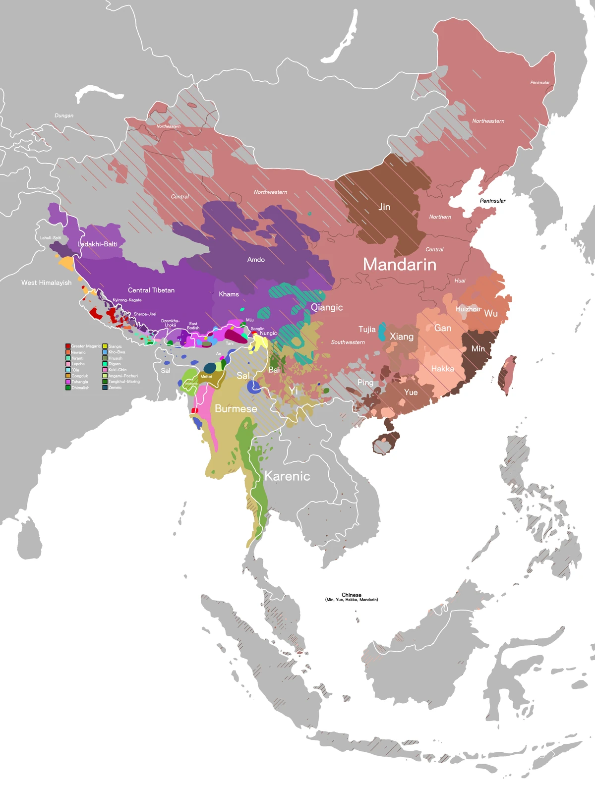 Sino-Tibetan languages | Laskon Wiki | Fandom