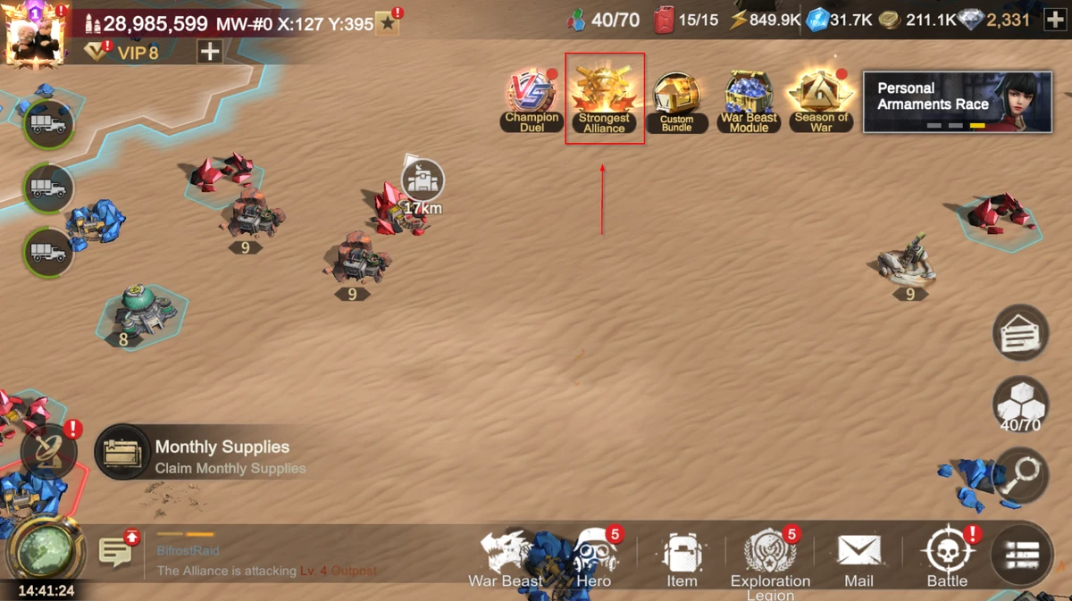 Last Fortress Alliance Duel
