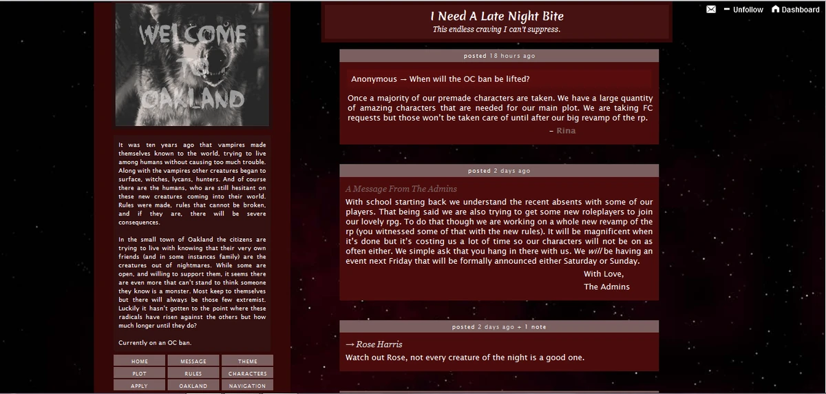 Tumblr RPG | Latenightbite Wiki | Fandom