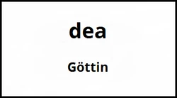 Dea | Latinum Wiki | Fandom