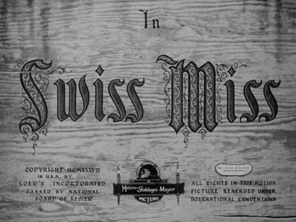 Swiss Miss Laurel And Hardy Wiki Fandom