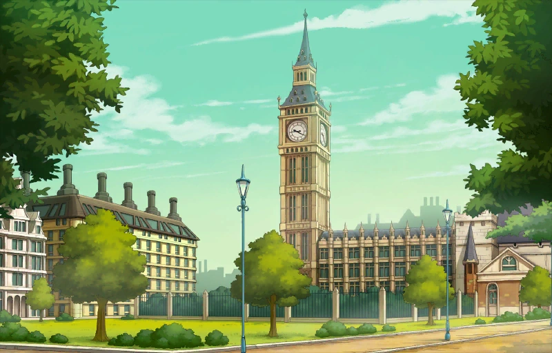Garten im Parliament Square | Professor Layton Wiki | Fandom