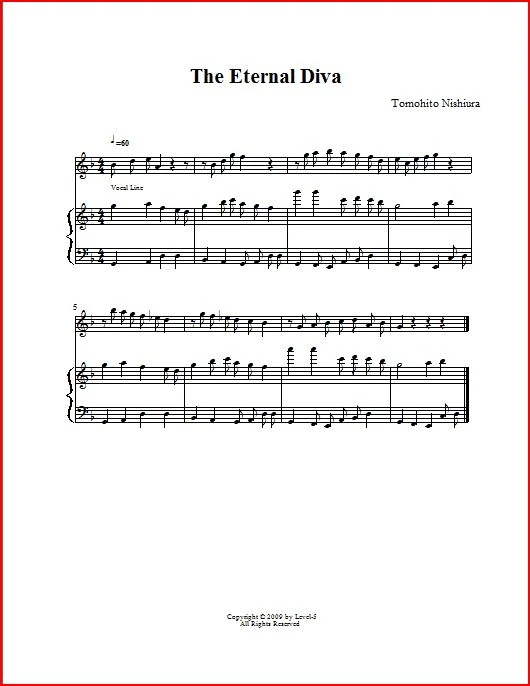 User blog:Descole 0/Eternal Diva Sheet Music | Professor Layton Wiki | Fandom
