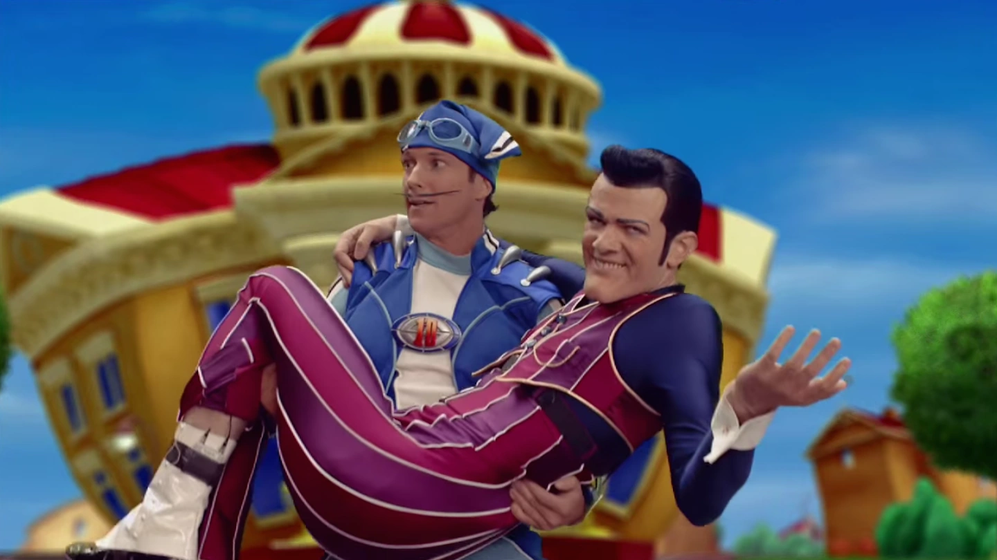 Robbie Rotten And Sportacus