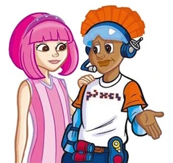 lazy town coloring book