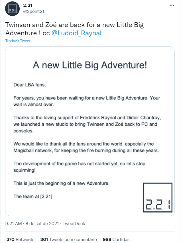 A new Little Big Adventure is in development (Little big adventure 3 ...