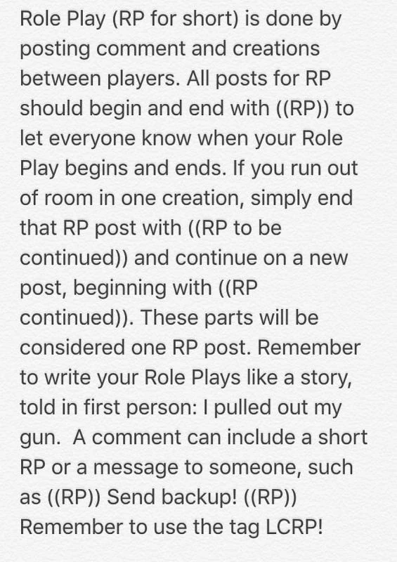 The evolution of the LCRP rules. | LCRP Wiki | Fandom