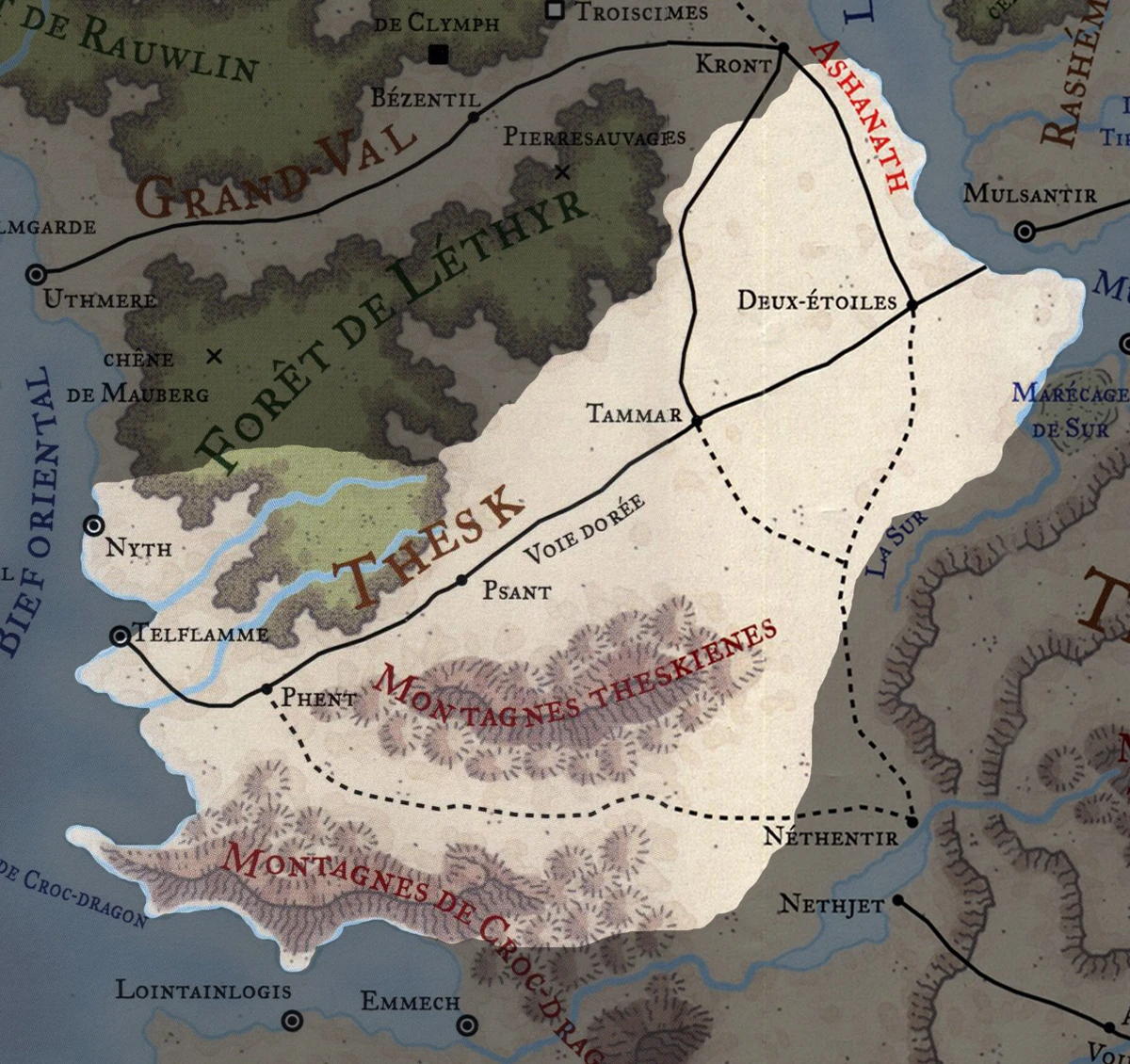 Thesk | Wiki Le Monde des Royaumes Oubliés | Fandom