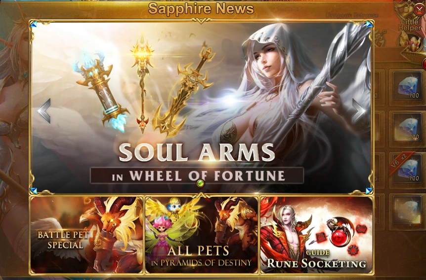 Sapphire News | League of Angels II Wikia | Fandom
