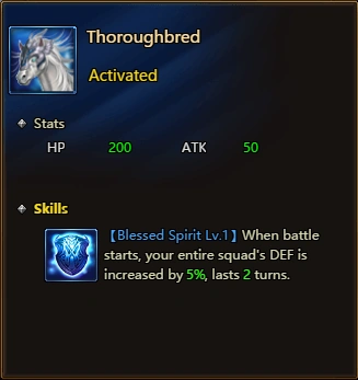 Thoroughbred | League of Angels II Wikia | Fandom