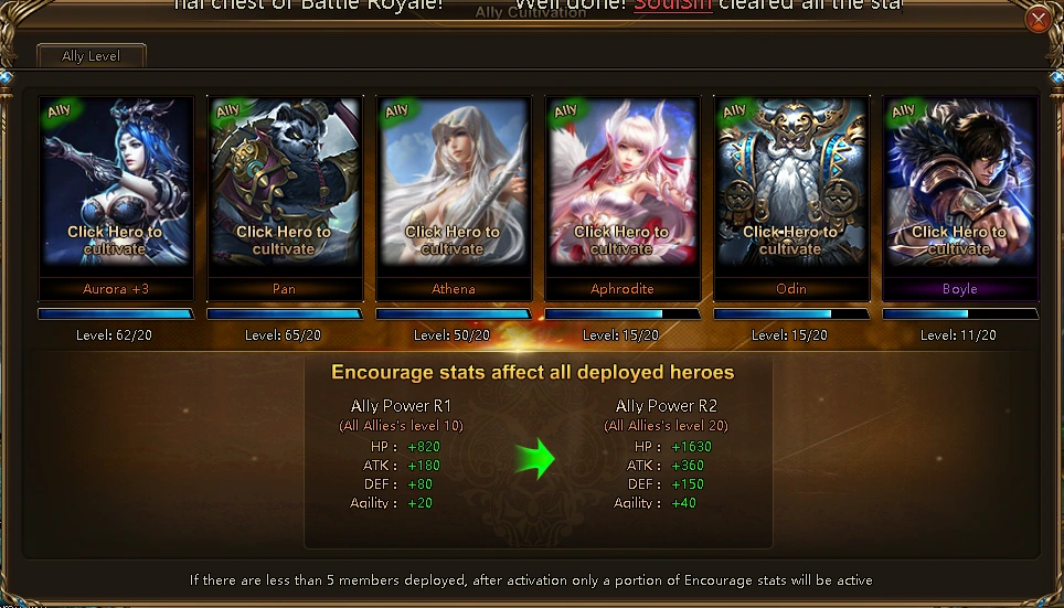 Ally Cultivation | League of Angels II Wikia | Fandom