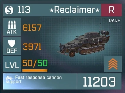 ★Reclaimer★ | League of War Wiki | Fandom