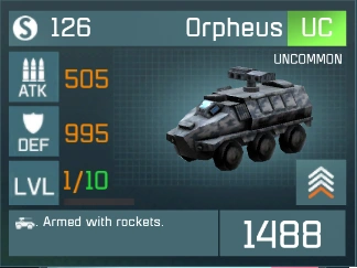 Orpheus | League of War Wiki | Fandom