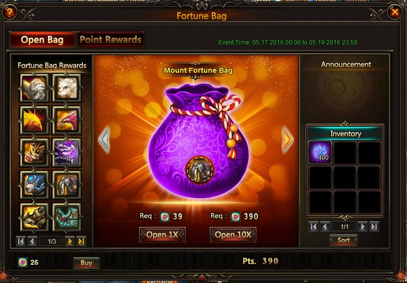 Fortune Bag | League of Angels Wiki | Fandom