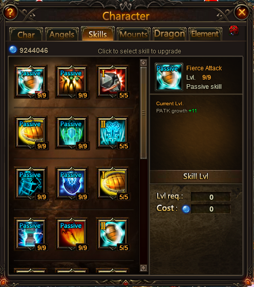 Skills | League of Angels Wiki | Fandom