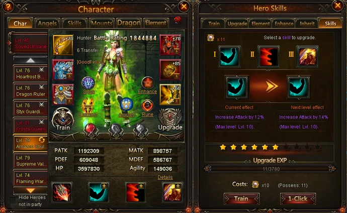 Skills | League of Angels Wiki | Fandom