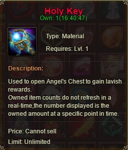 Holy Key | League of Angels Wiki | Fandom