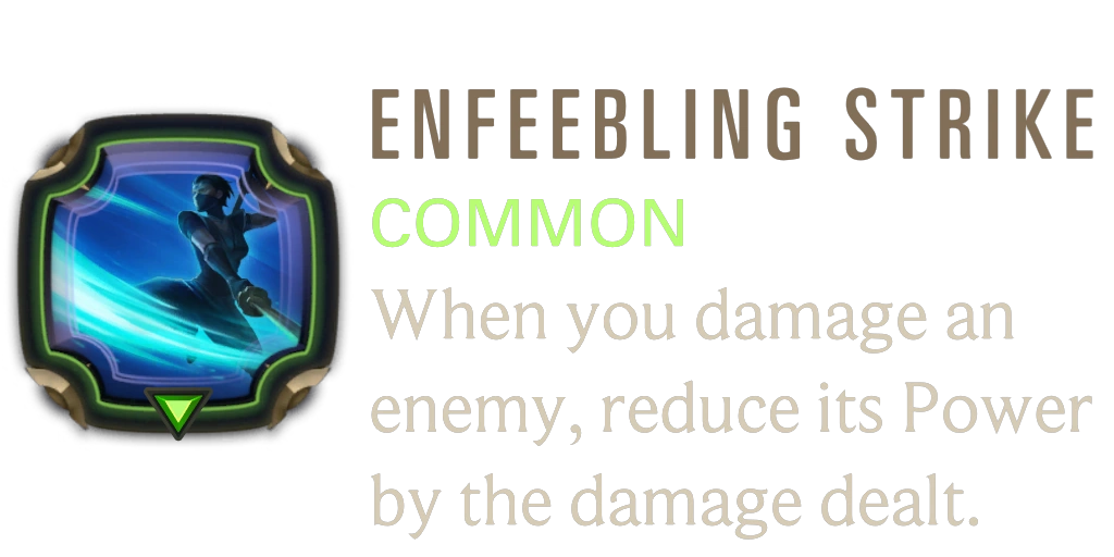 Enfeebling Strike (The Path of Champions) | League of Legends Wiki | Fandom