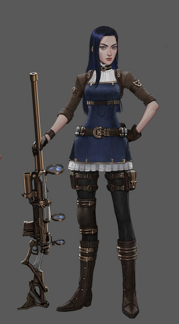 Caitlyn League Of Legends Gun