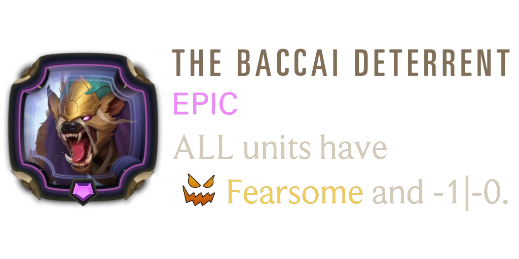 The Baccai Deterrent (The Path of Champions) | League of Legends Wiki ...