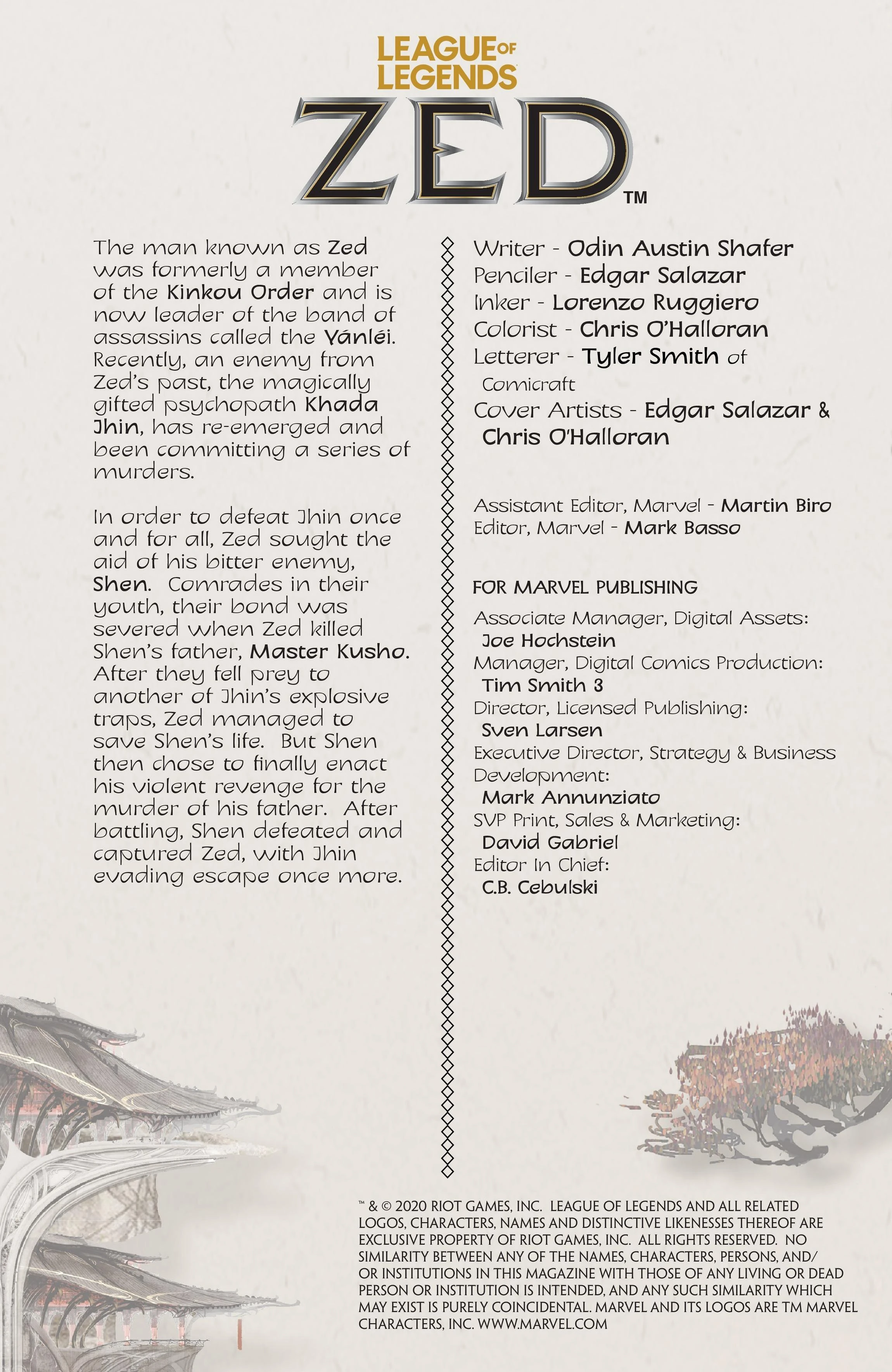 Zed: Issue 5 | League of Legends Wiki | Fandom