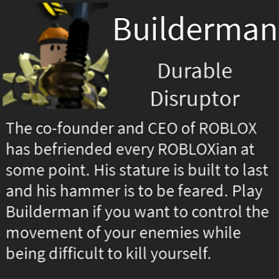 Builderman | LeagueofRBLOX Wikia | Fandom