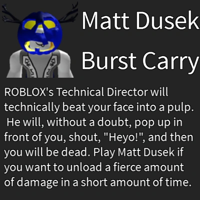 Matt Dusek | LeagueofRBLOX Wikia | Fandom