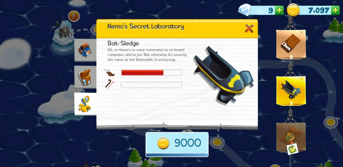 Bat-Sledge | Learn To Fly Wiki | Fandom