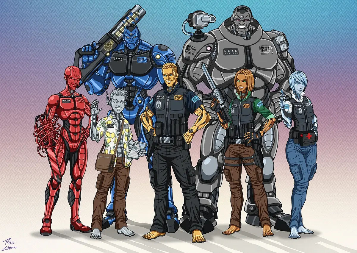 Metal Men | The Legacy Frontier Wiki | Fandom