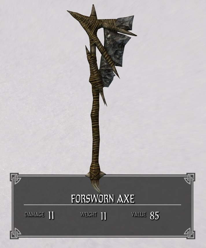 Forsworn Axe Legacy Of The Dragonborn Deutsch Wiki Fandom